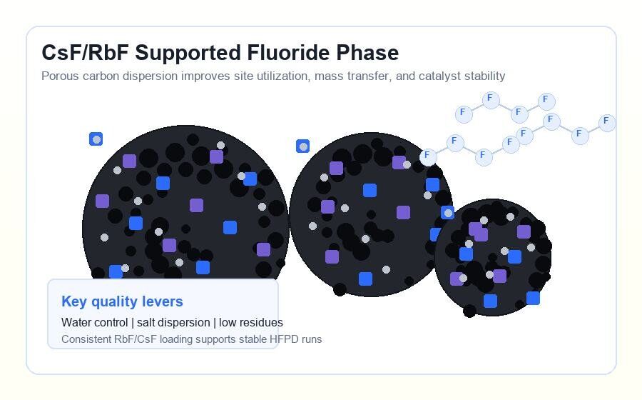 99% HFPD Selectivity: CsF & RbF Supported Catalysts | DQPure